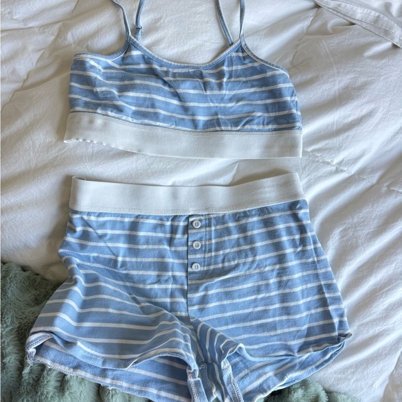 Edikted | Intimates & Sleepwear | Edikted Blue Striped Womens Sleepwear ...